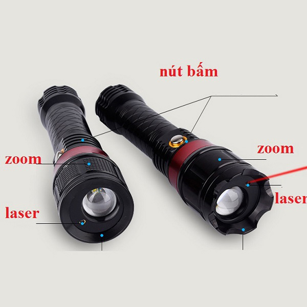Đèn pin cầm tay bóng led siêu sáng cao cấp